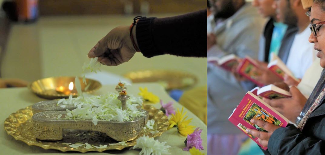 Offer Puja at Ashram